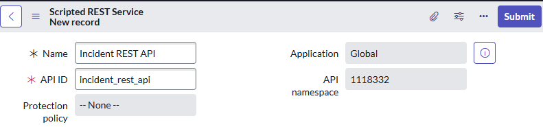 Creating Scripted REST APIs in ServiceNow