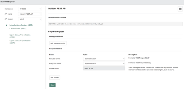Creating Scripted REST APIs in ServiceNow