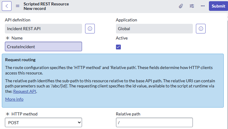 Creating Scripted REST APIs in ServiceNow